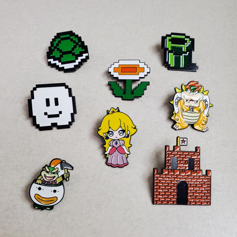 Super Mario Pins - Etsy