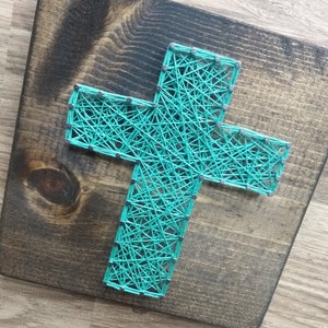 Cross String Art, String Art Kit, Mini Diy Kit, Diy String Art, Kids ...