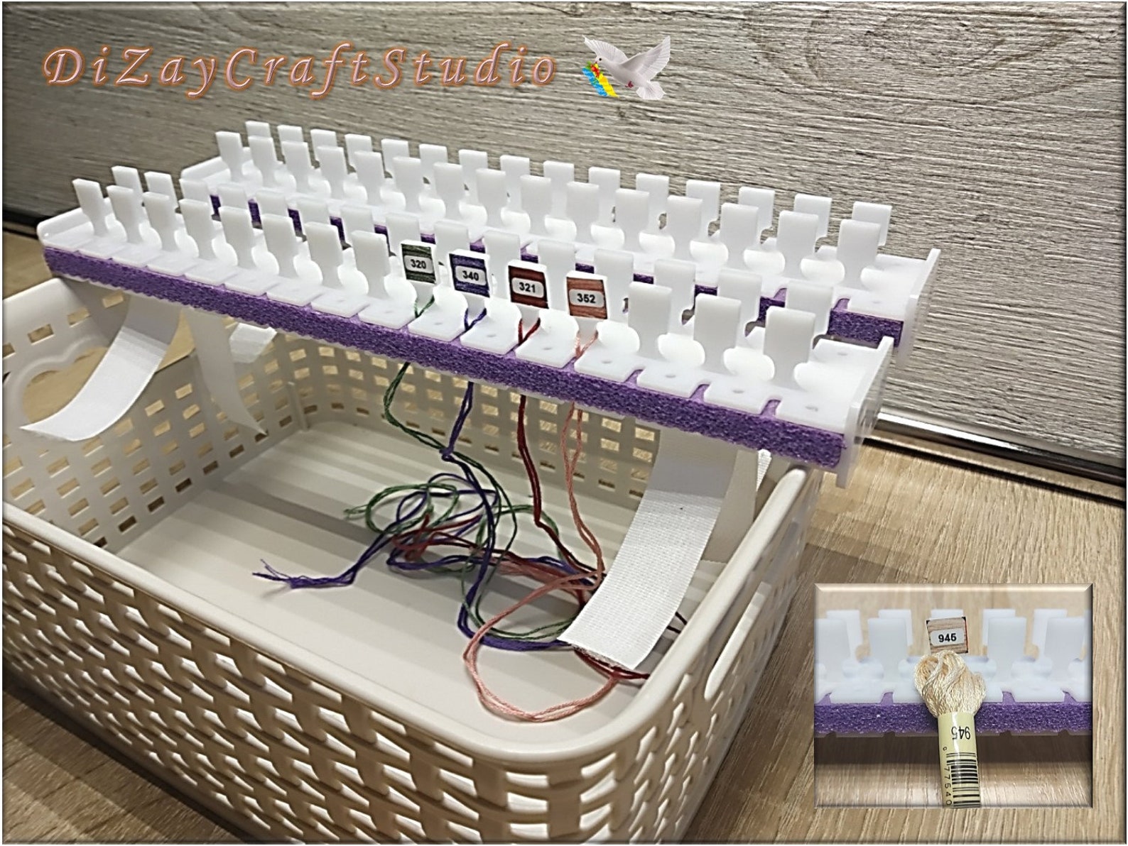 Floss Organizer Embroidery for Cross Stitch Stand Sewing - Etsy