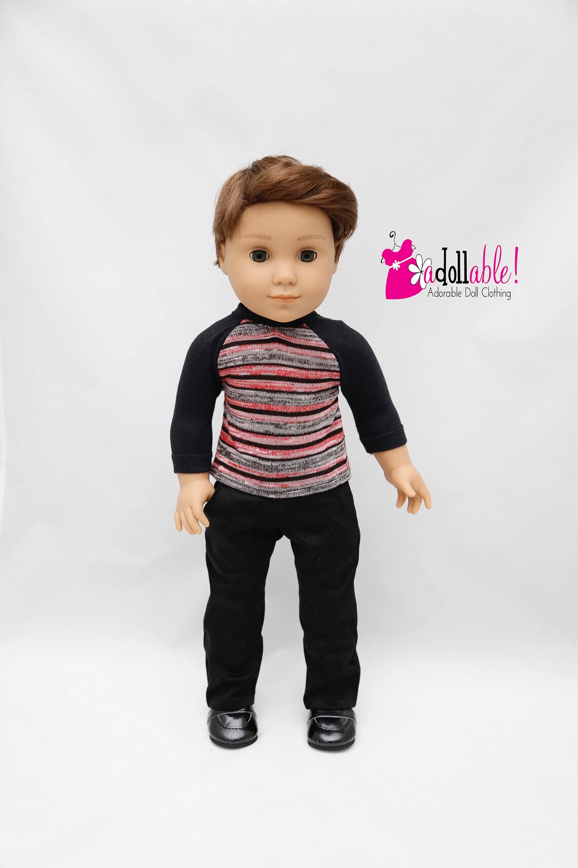 Fits Like American Boy Doll Clothes/ 18 Inch Boy Doll Clothes/ Striped ...