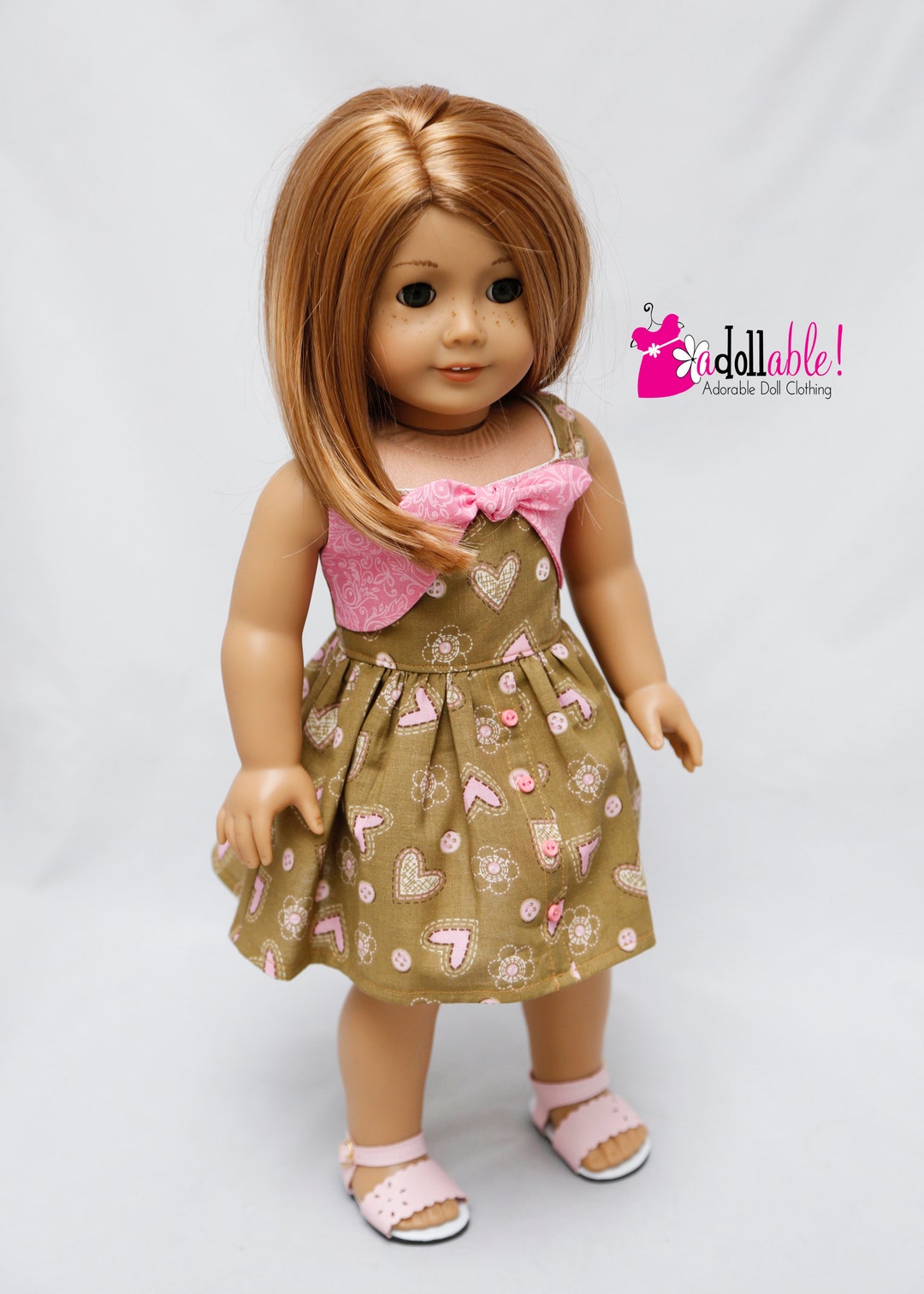 Fits Like American Girl Doll Clothes/ 18 Inch Doll Clothes/ Chocolate ...
