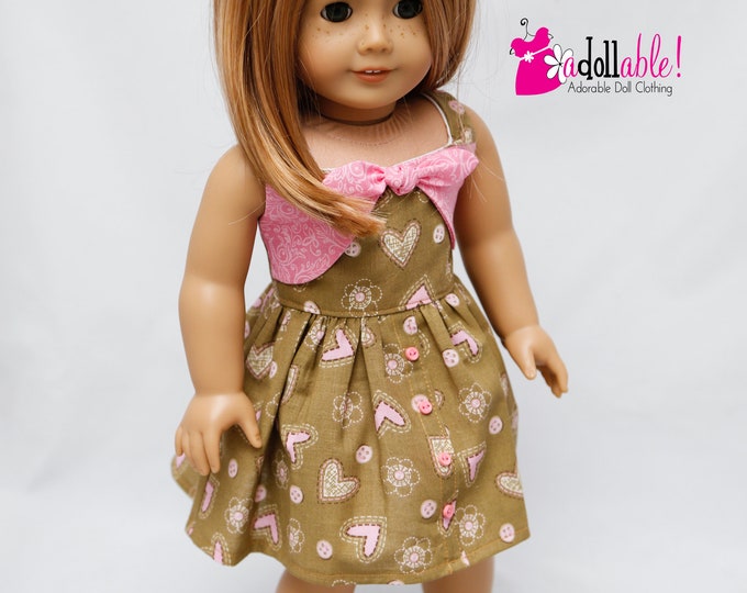Fits Like American Girl Doll Clothes/ 18 Inch Doll Clothes/ Chocolate ...