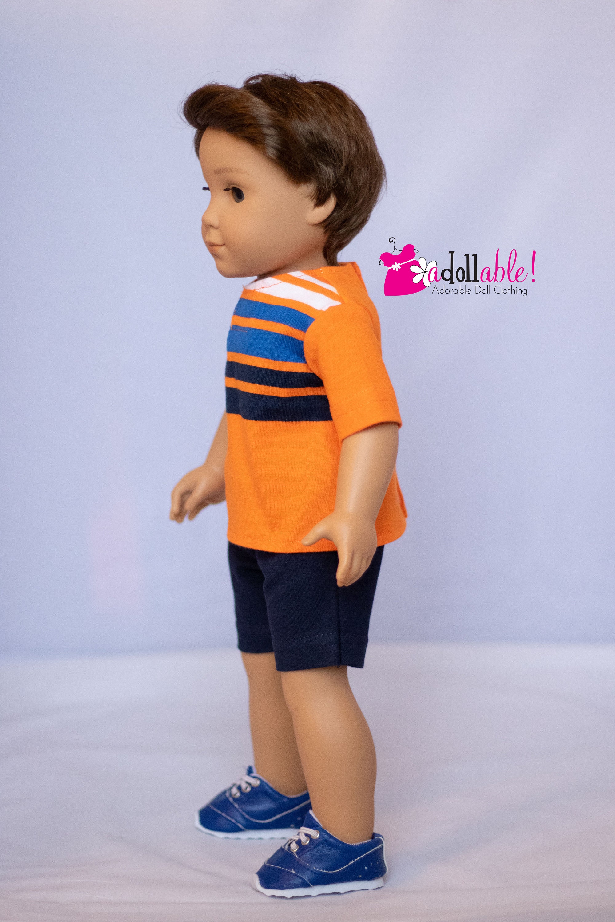 Fits Like American Boy Doll Clothes/ 18 Inch Boy Doll Clothes/ Orange ...