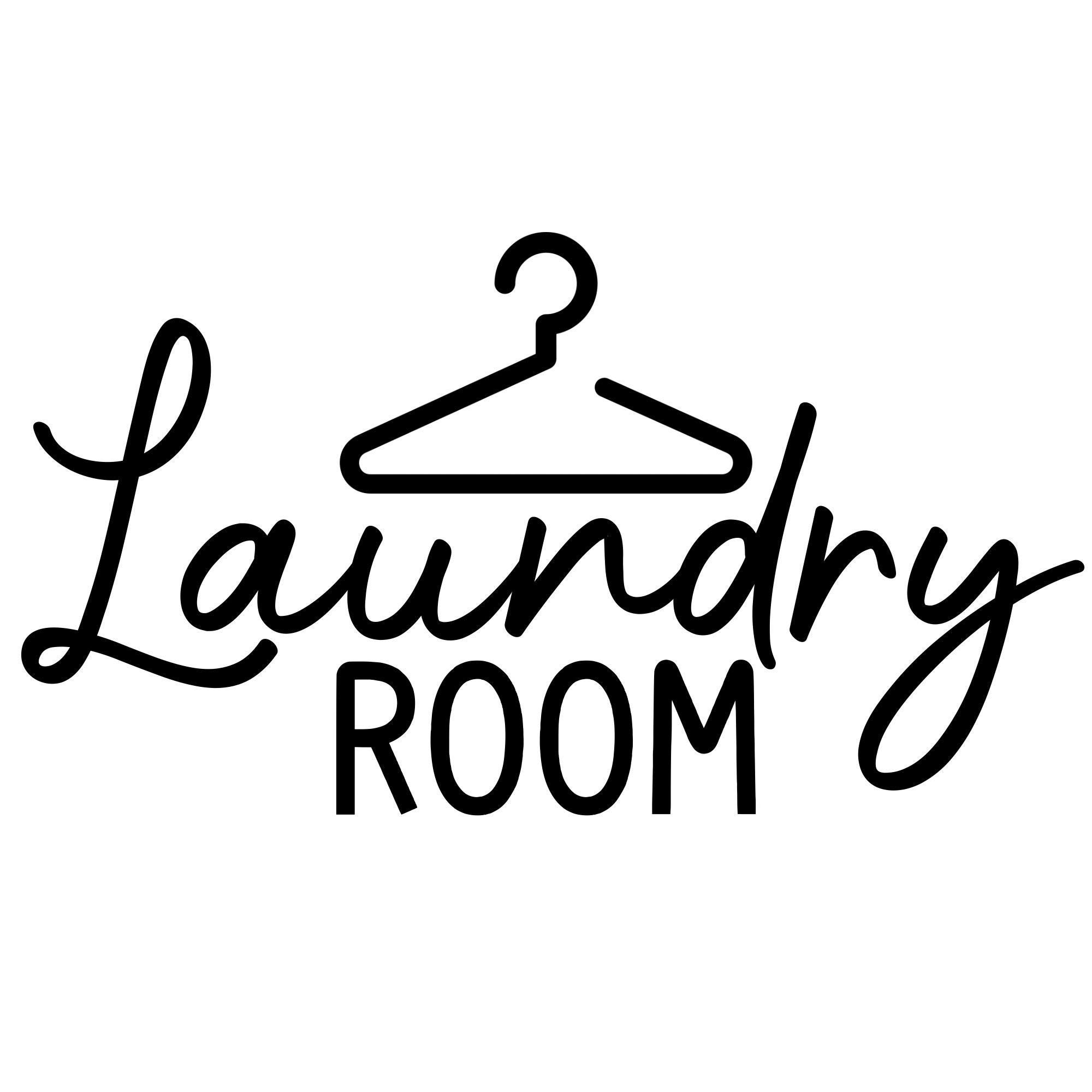 Laundry Room Sign Png Digital Image With Transparent Background for ...