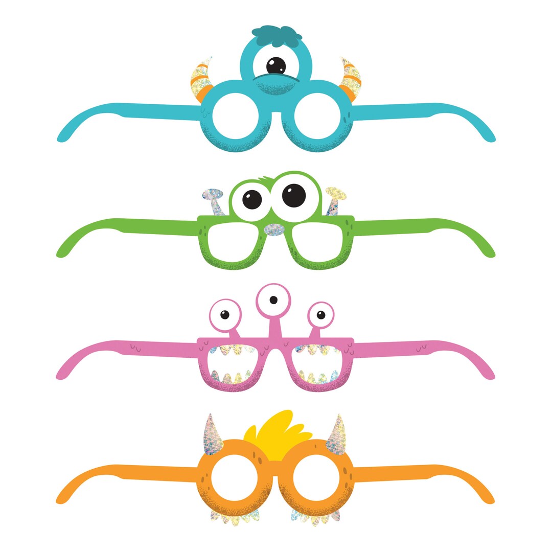 Little Monster Party Glasses 4ct | Our Little Monster Birthday ...