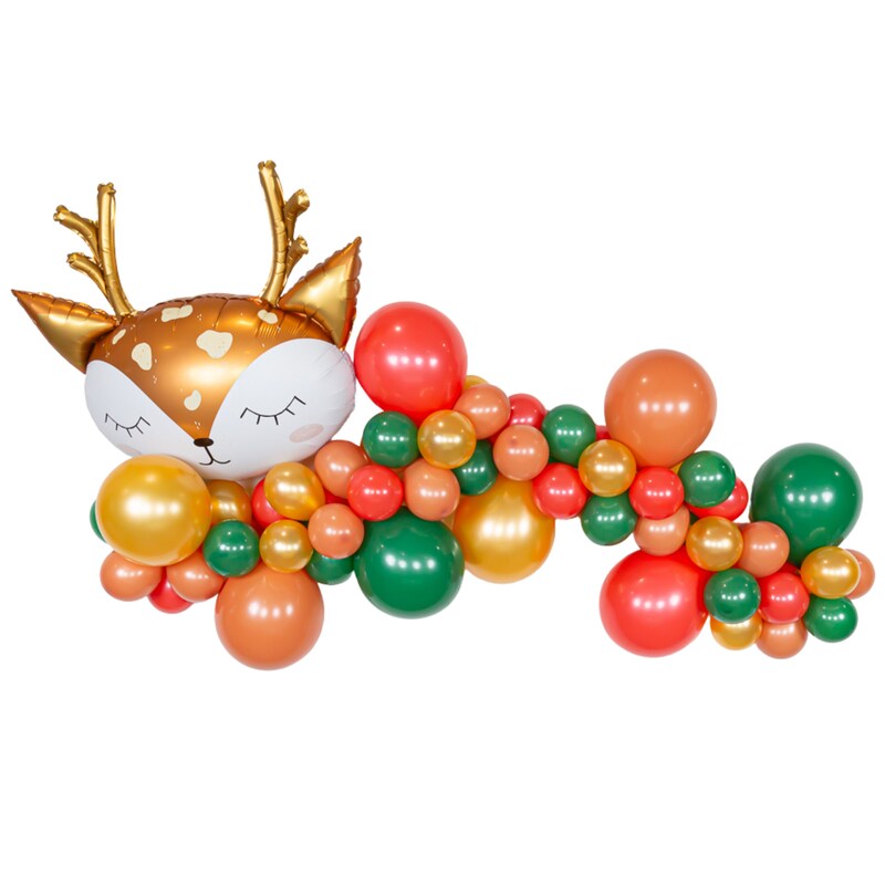 Christmas Balloons Backdrop - Etsy