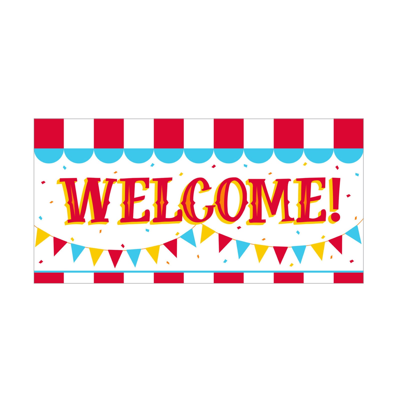 Carnival Welcome Sign & Banners Set 3pcs Circus Party Signs - Etsy