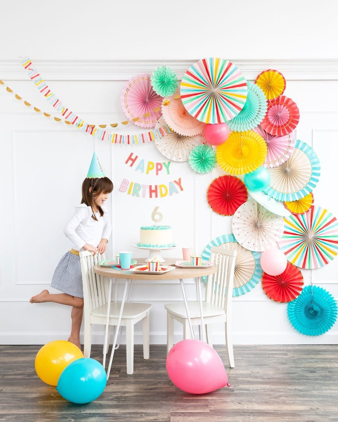 Hip Hip Hooray Party Fans 8ct Birthday Party Decorations - Etsy