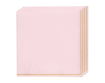 Pastel Pink Napkins Beverage Napkins, Cocktail Napkins, Party Napkin ...