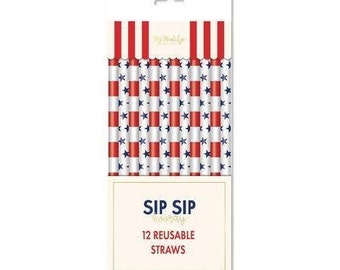 Patriotic Straws | Etsy