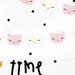 Kitty Cat Party Banner Pink & White Cat Banner Cat - Etsy