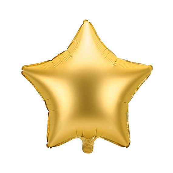 Matte Gold Star Foil Balloon 19in New Years Eve Party Etsy