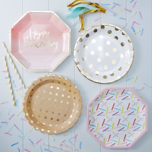 Pink and Gold Paper Table Cover 54 X 102 Princess Party Decor Girls ...