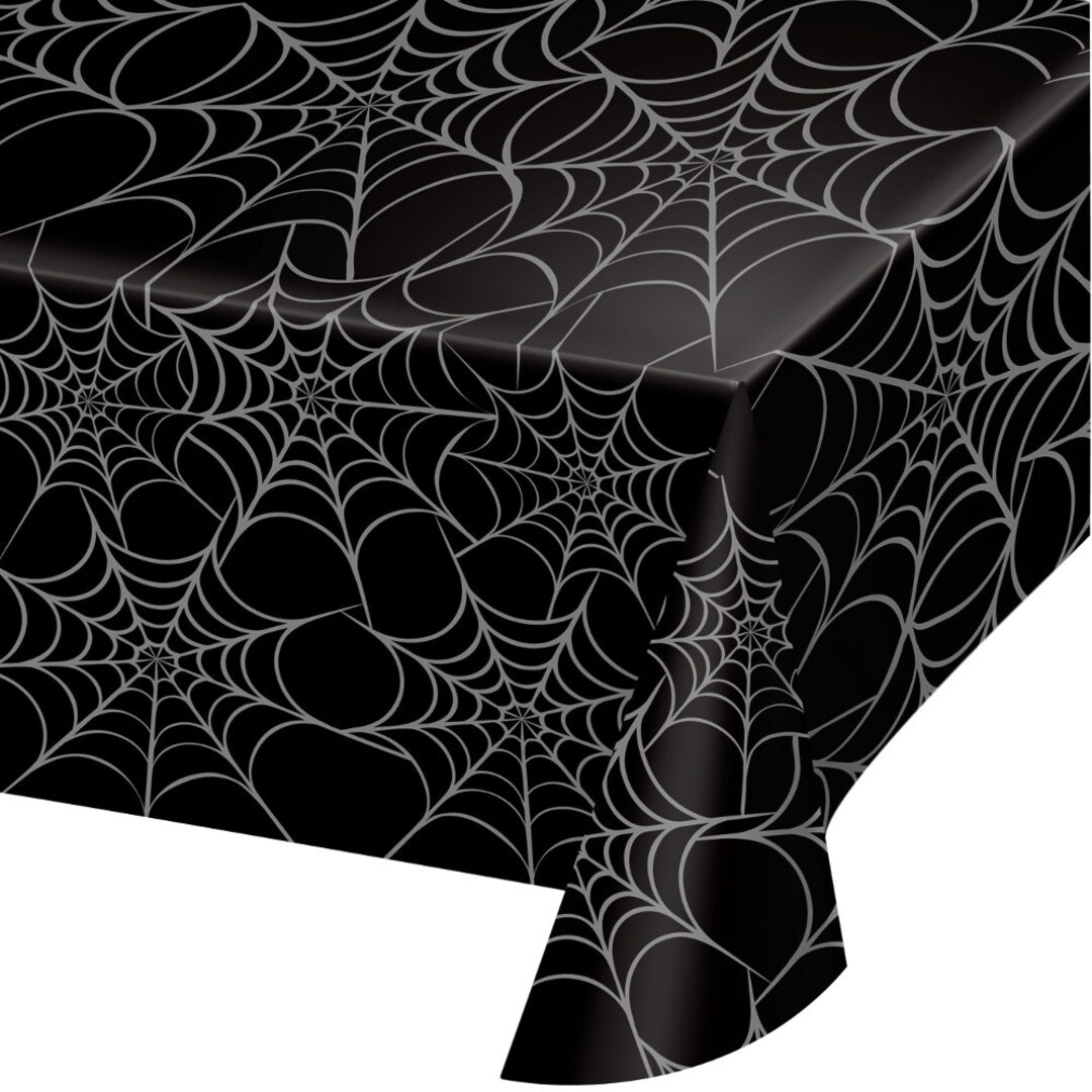 Spiderweb Plastic Table Cover | Kids Halloween Party | Halloween ...