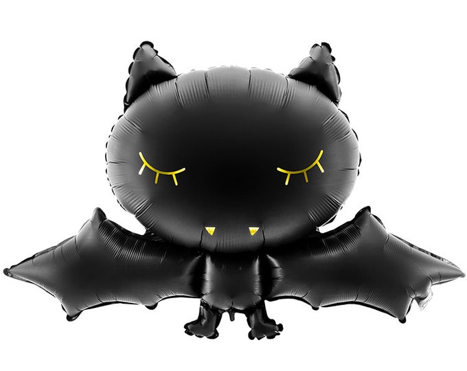 Black Halloween Bat Balloon 20.5in | Kids Halloween Party Decorations ...