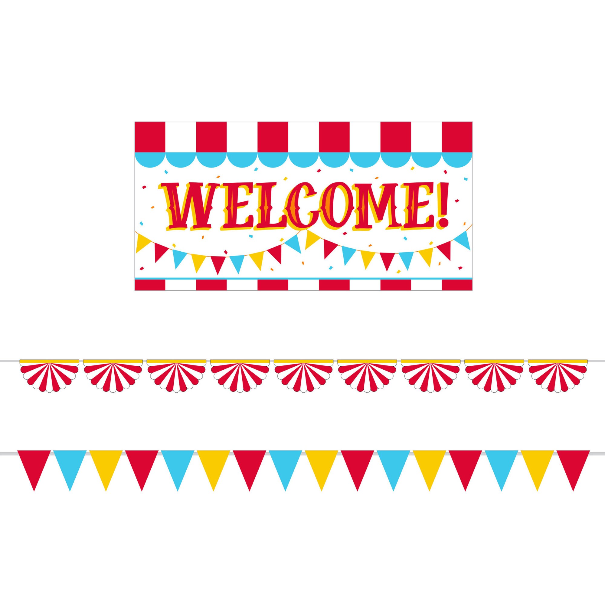 Circus Banner Border