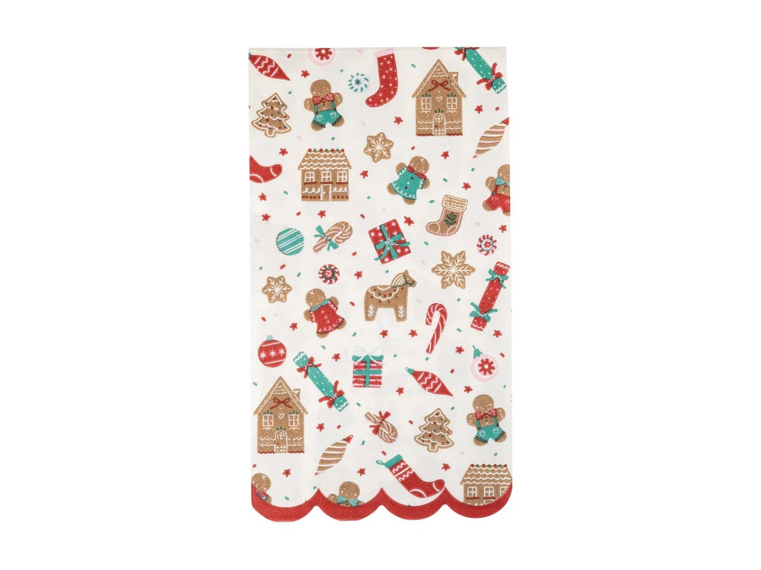 Gingerbread Christmas Paper Guest Towels (24ct) – Holiday Party or ...