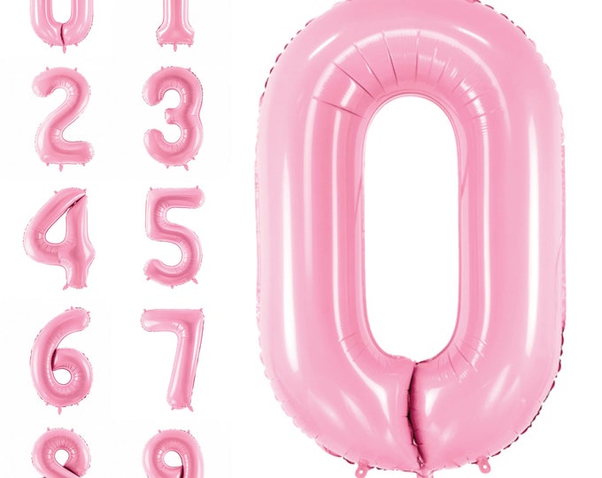 Number Balloonstanding Number Balloonbirthday Decorationsno Helium ...
