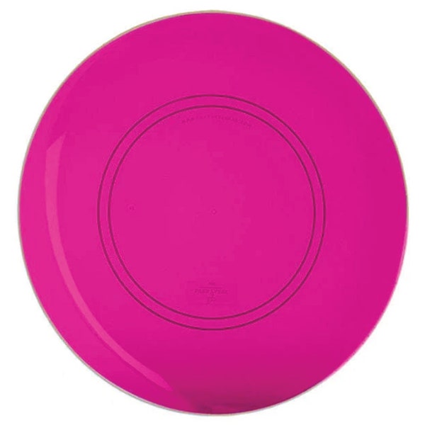 Hot Pink Dinner Plates - Etsy
