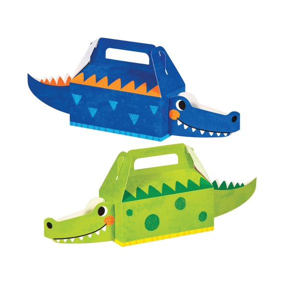 Alligator Treat Boxes 4ct | Oh Snap Birthday | Swamp Birthday Party ...