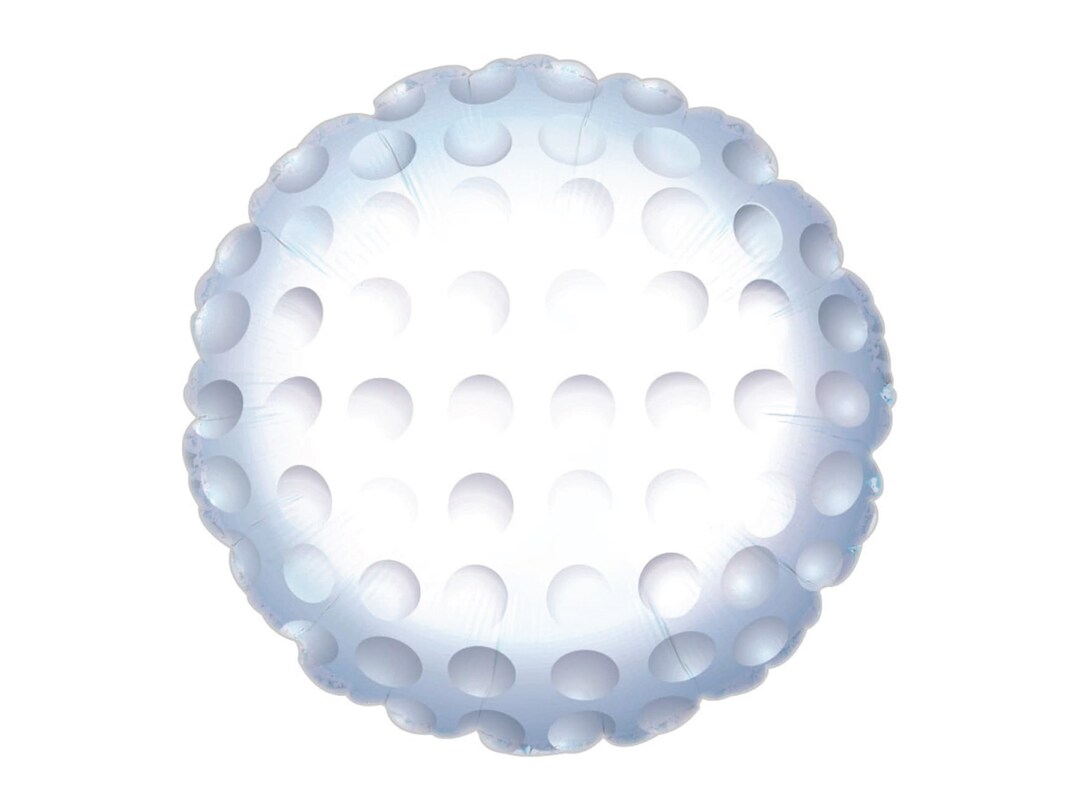 Foil Golf Ball Balloon 18in | Golf Party Decor | Fore Tee Golf Birthday ...