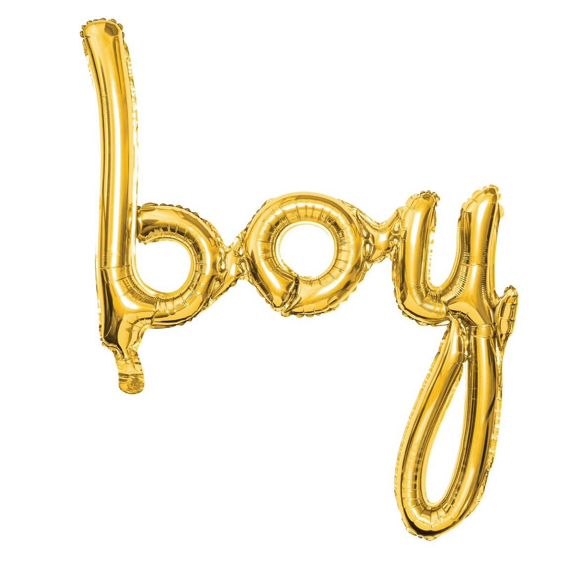Gold Boy Script Letter Balloon Banner Baby Boy Shower - Etsy