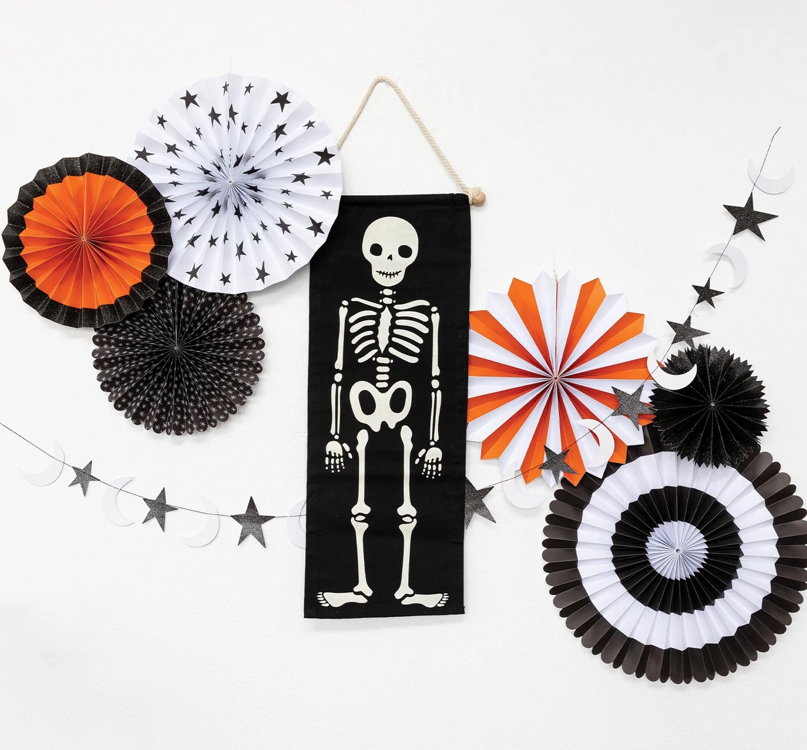Skeleton Canvas Banner Halloween Banner Halloween Birthday - Etsy