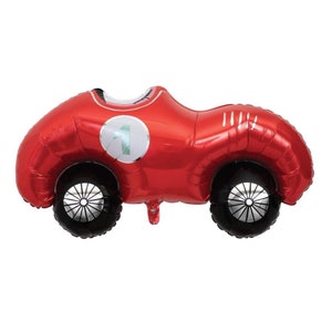 Fast Race Car Foil Balloon 36in | Boys Birthday Party | Vintage Race ...