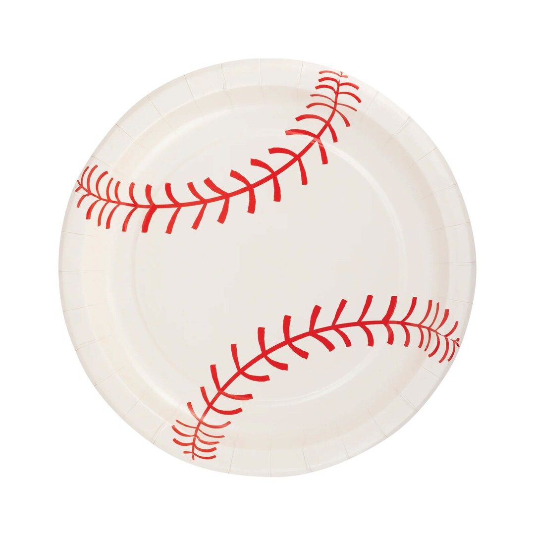 Baseball Lunch Plates 8ct | Baseball Birthday Party | Rookie of the ...