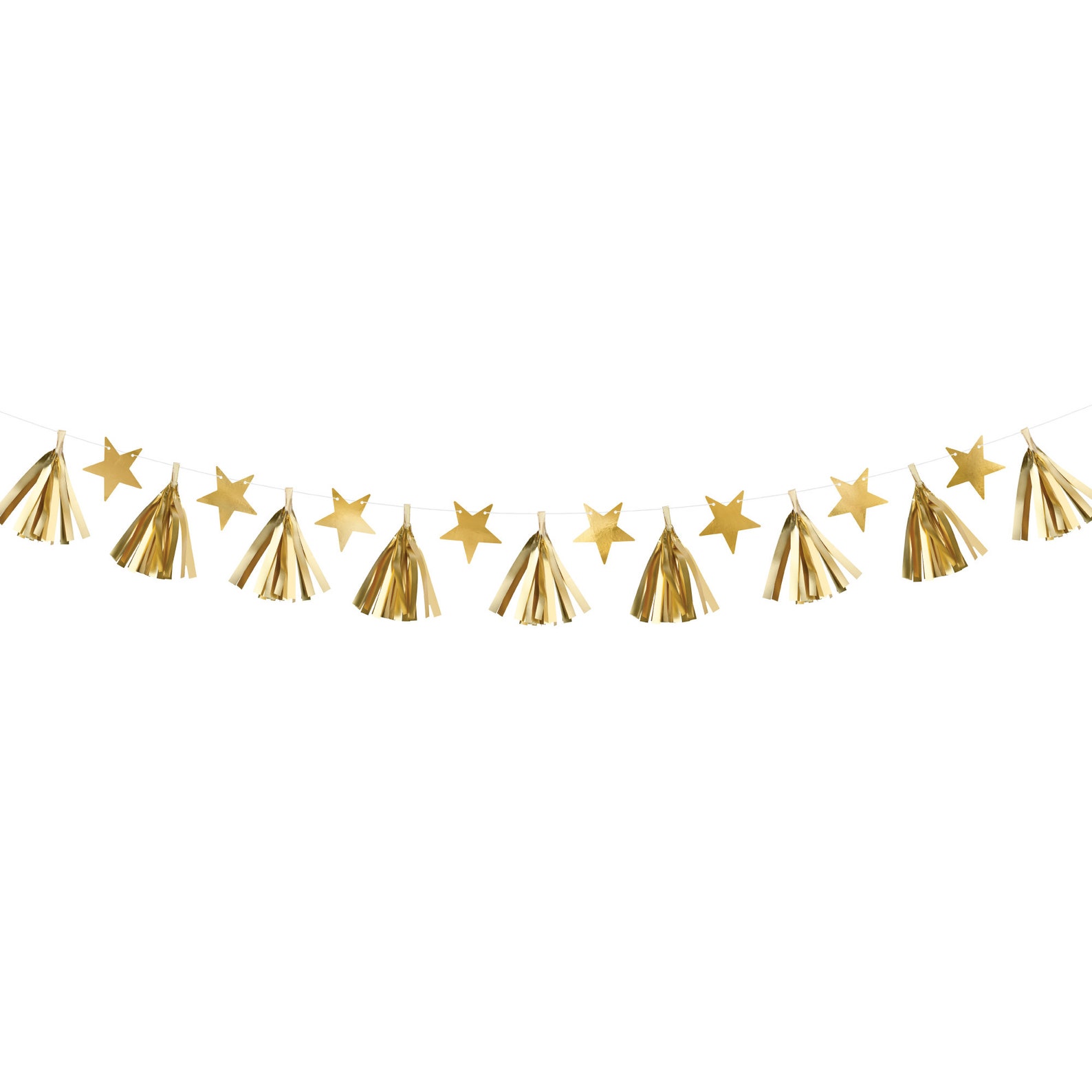 Gold Star Paper Straws 10ct | New Years Eve Party Decor | Gold ...