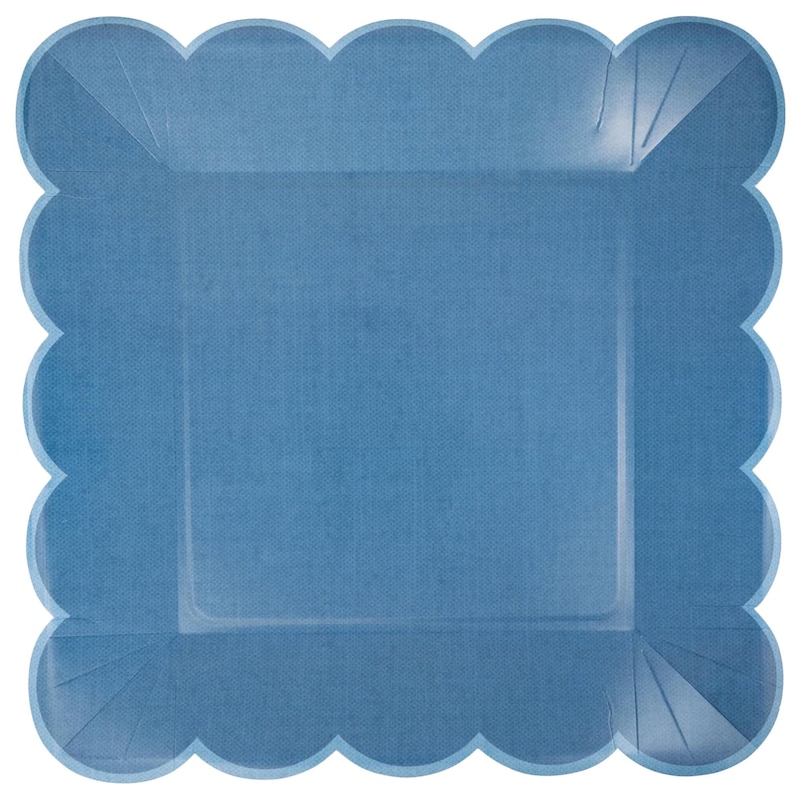 Blue Paper Plates - Etsy
