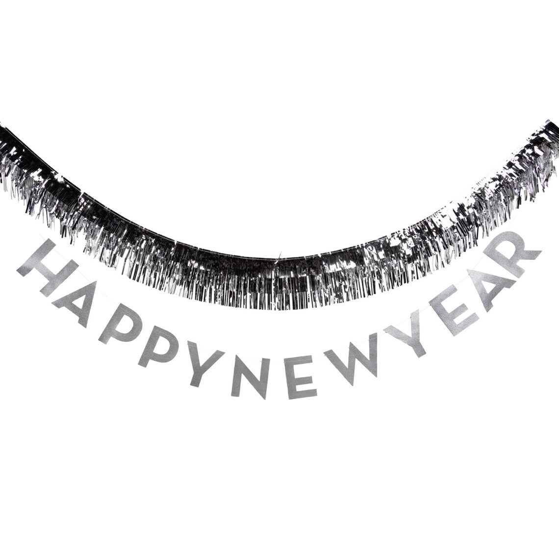 Silver Glitter Bow Banner 6ft – Bow Party, Baby Shower, or New Year’s ...