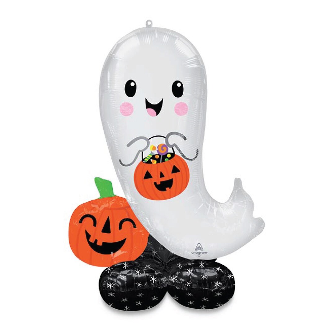 Airloonz Halloween Ghost Balloon 53" | Kids Halloween Party | Spooky ...