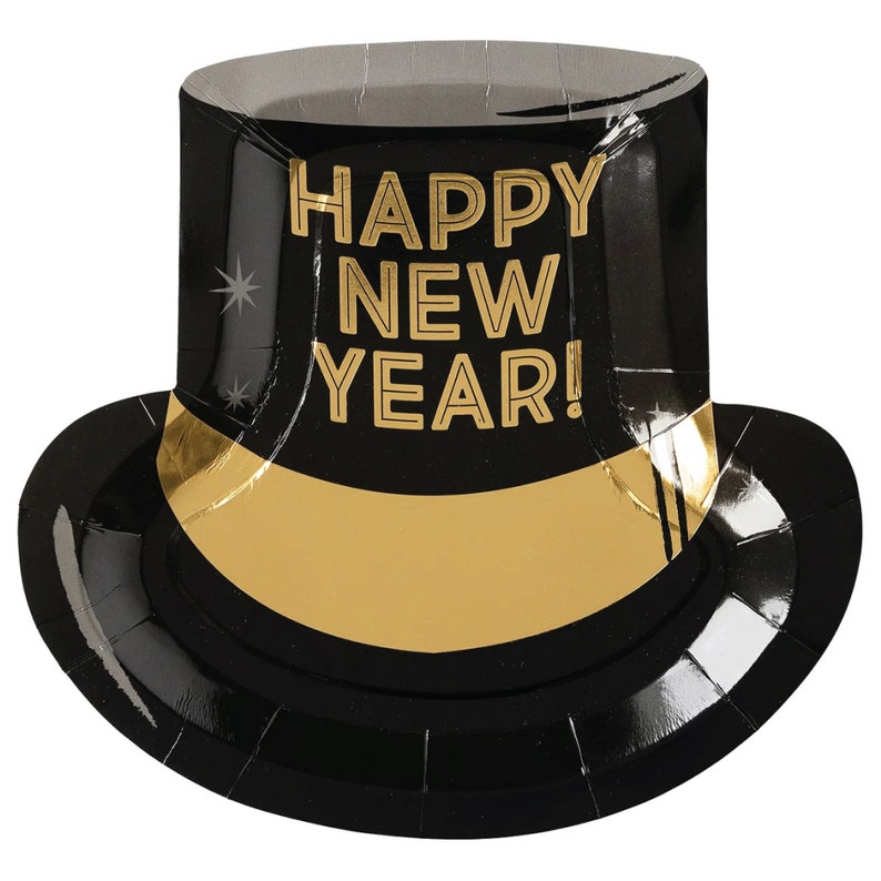 Happy New Year Party Hats 8ct | New Year's Eve Party | New Year's Eve ...