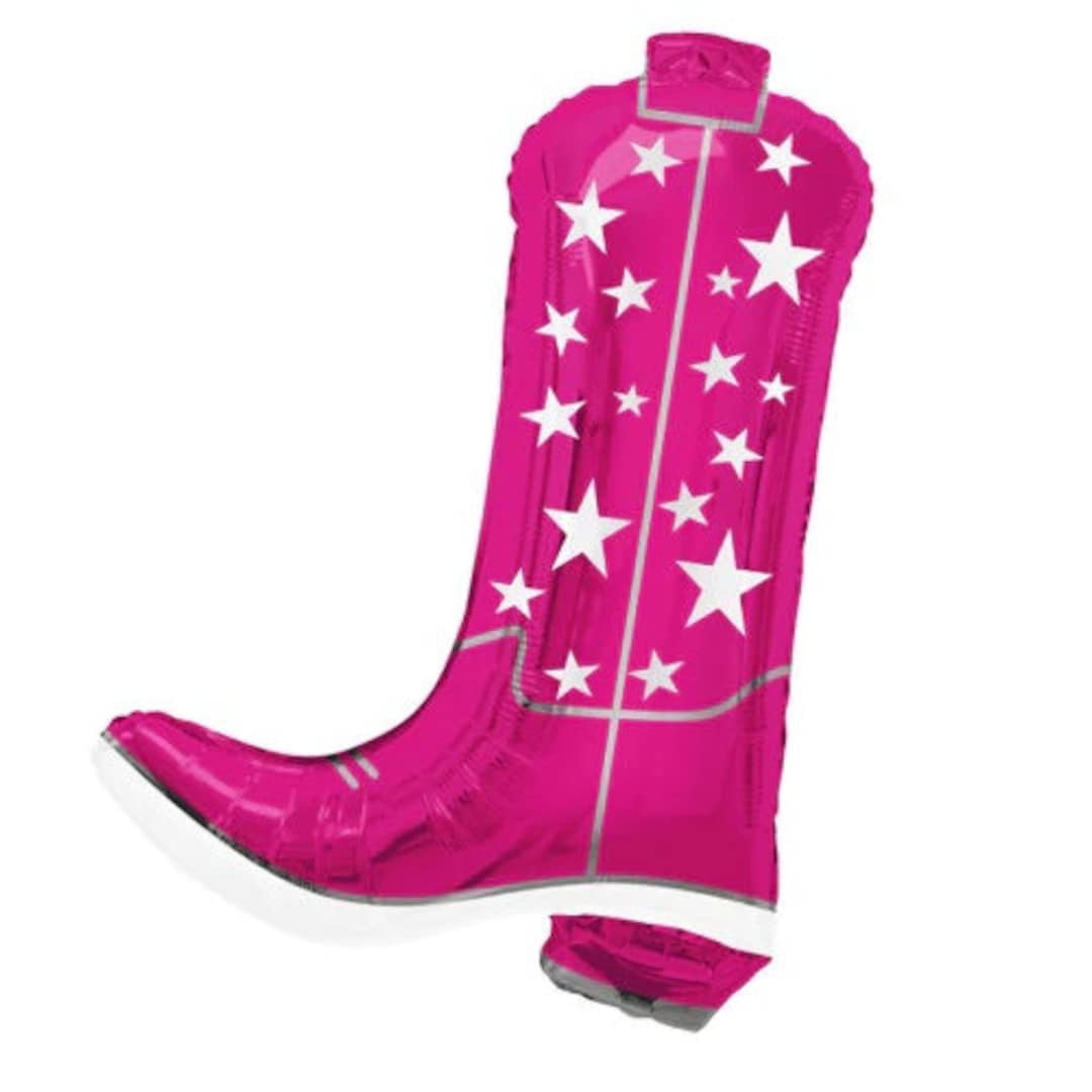 Pink Cowgirl Boot Balloon 26in | Nashville Bachelorette Party | Last ...