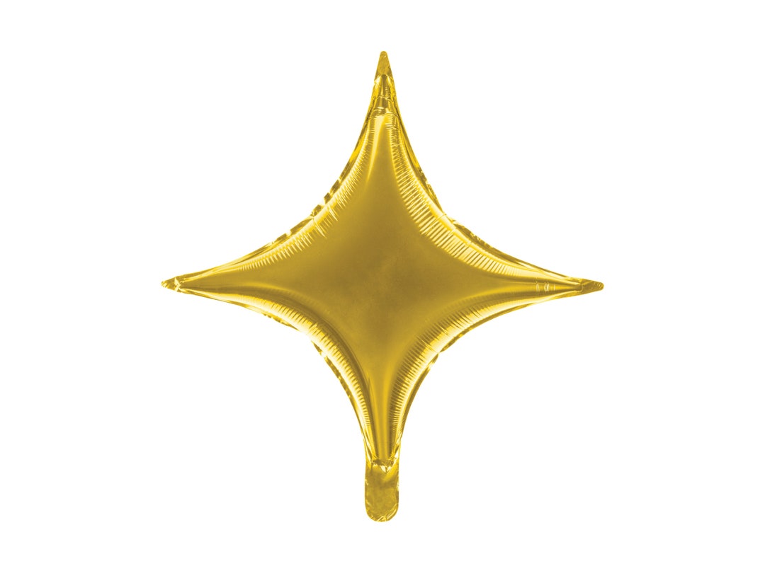Gold Starpoint Balloon 16.5" | New Year's Eve Party | Gold Balloon ...
