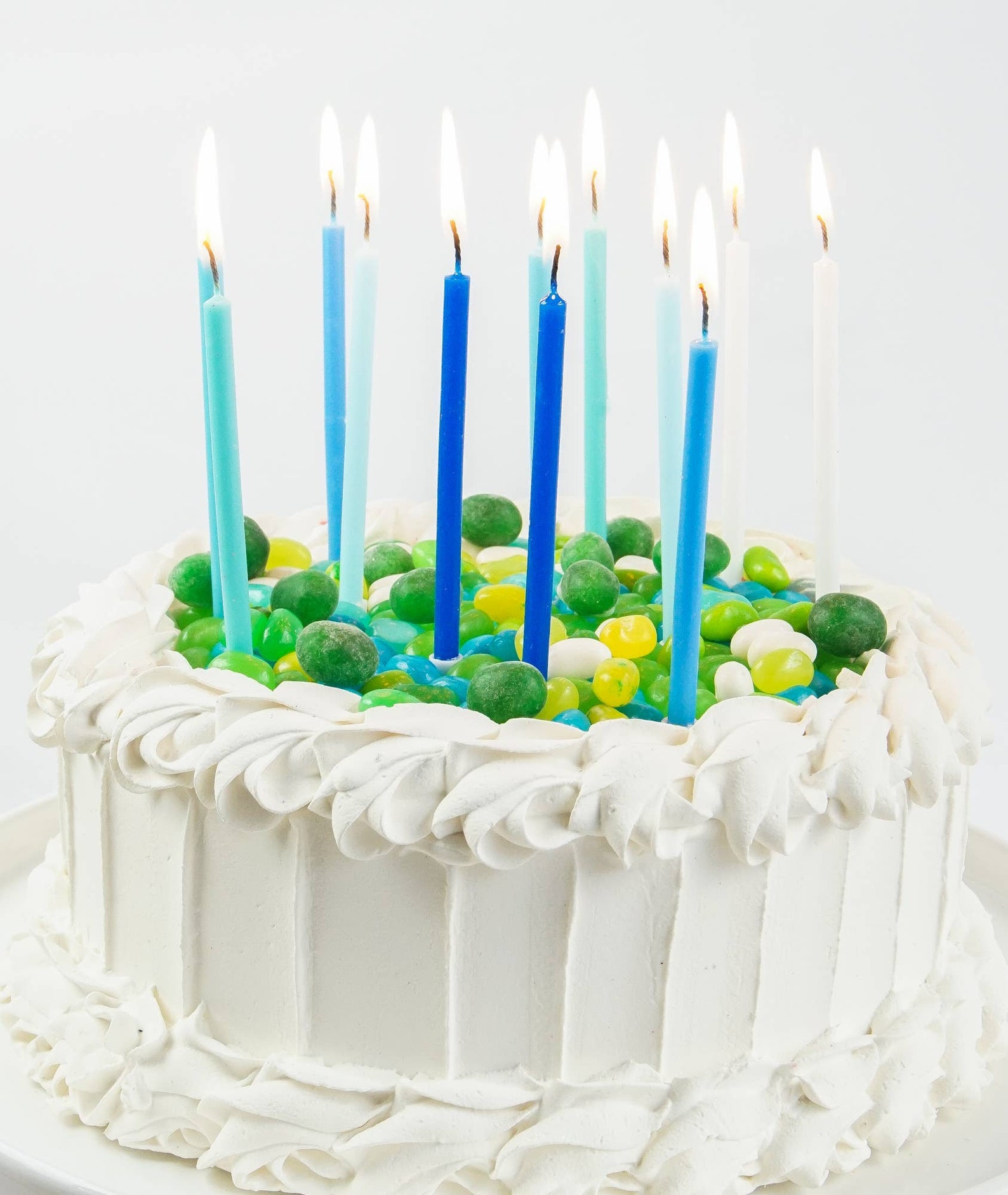 Blue Gradient Candle Set 12ct Birthday Party Candles Under - Etsy