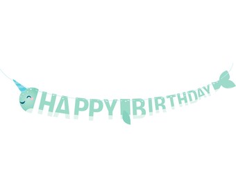 Narwhal Birthday Party - Etsy