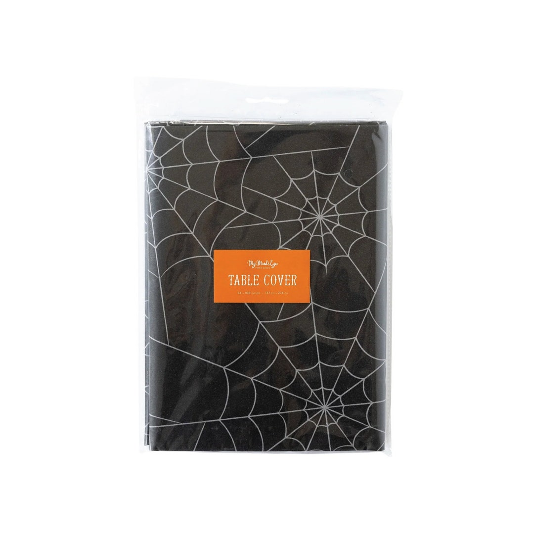 Spider Web Paper Table Cover | Cute Halloween Birthday | Halloween ...