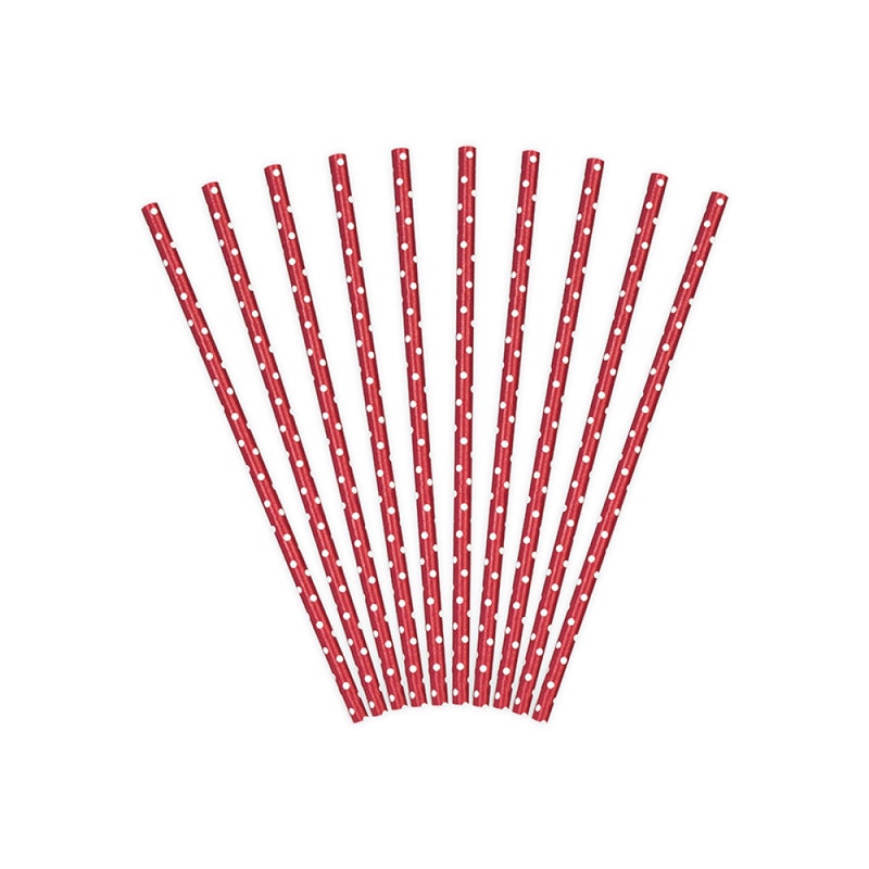Polka Dots Paper Straws - Etsy