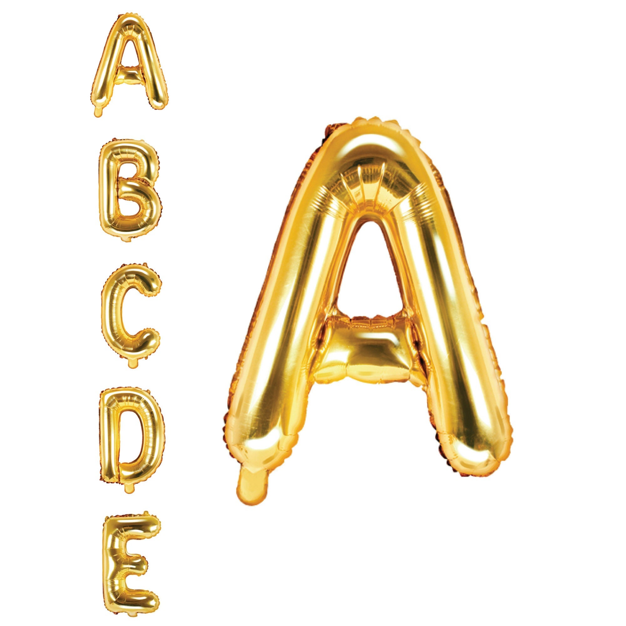 Rose Gold Letter Balloon 14in – Air-filled Custom Banner Decoration - Etsy