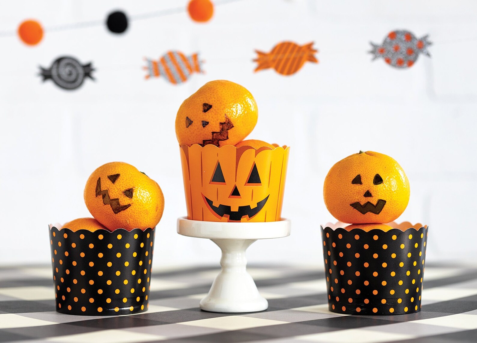 Halloween Striped Food Cups 24ct Spooky Cute Halloween - Etsy