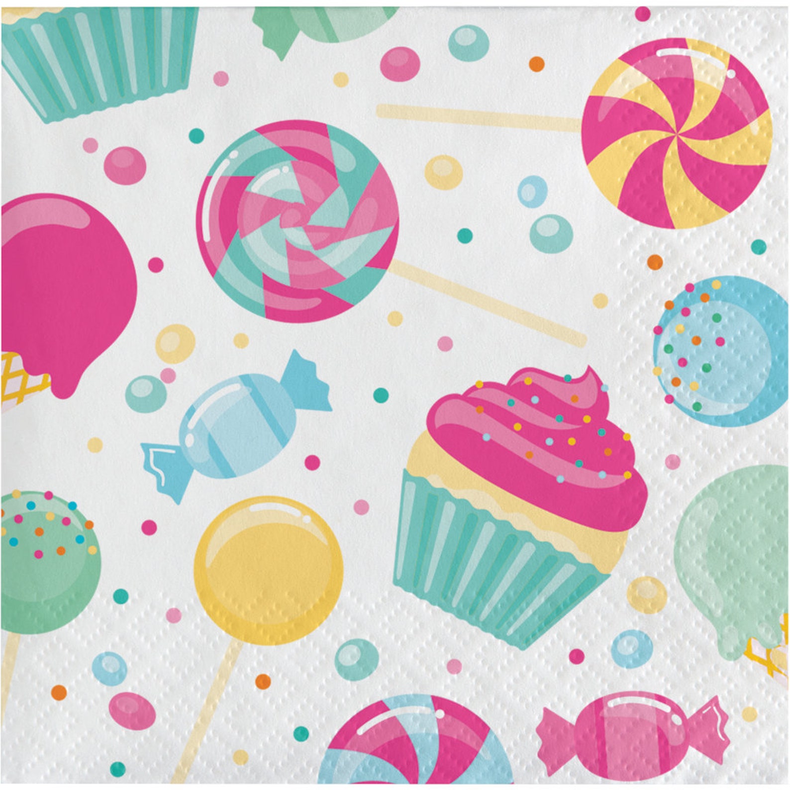 Candy Shop Plastic Table Cover 48in X 88in Candy Shop - Etsy