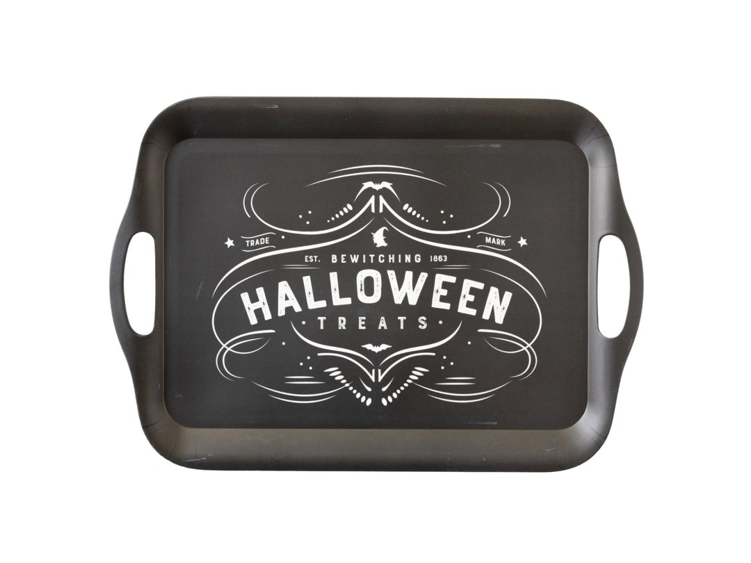 Salem Apothecary Bamboo Halloween Serving Tray | Hocus Pocus Halloween ...