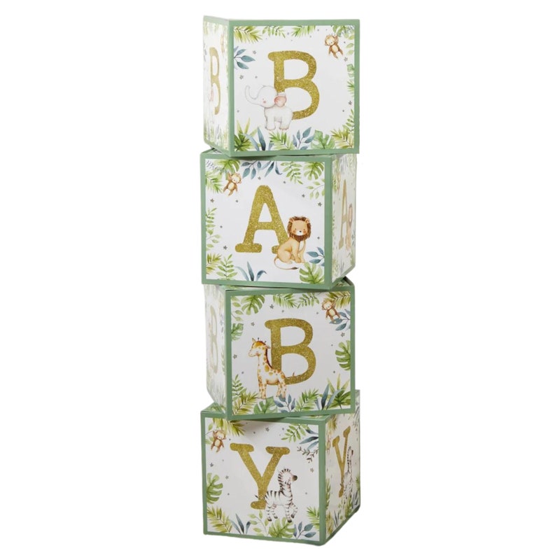 Baby Shower Blocks - Etsy