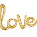 Gold Happy Cursive Letter Balloon 39 X 27 - Etsy