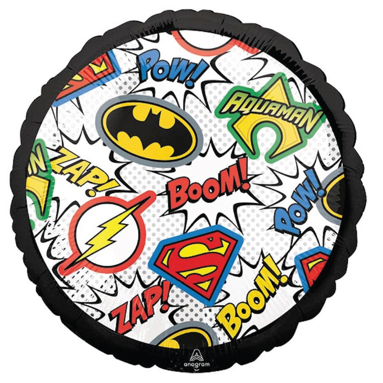 Happy Birthday Superhero Burst Balloon 32 Superhero - Etsy