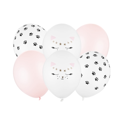 Pink Cat Balloon Bouquet 55 Kitten Party Kitty Cat - Etsy