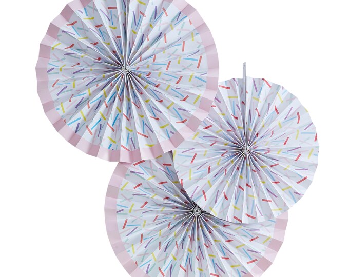 Paper Fans Sprinkles Paper Fan Decorations Confetti - Etsy