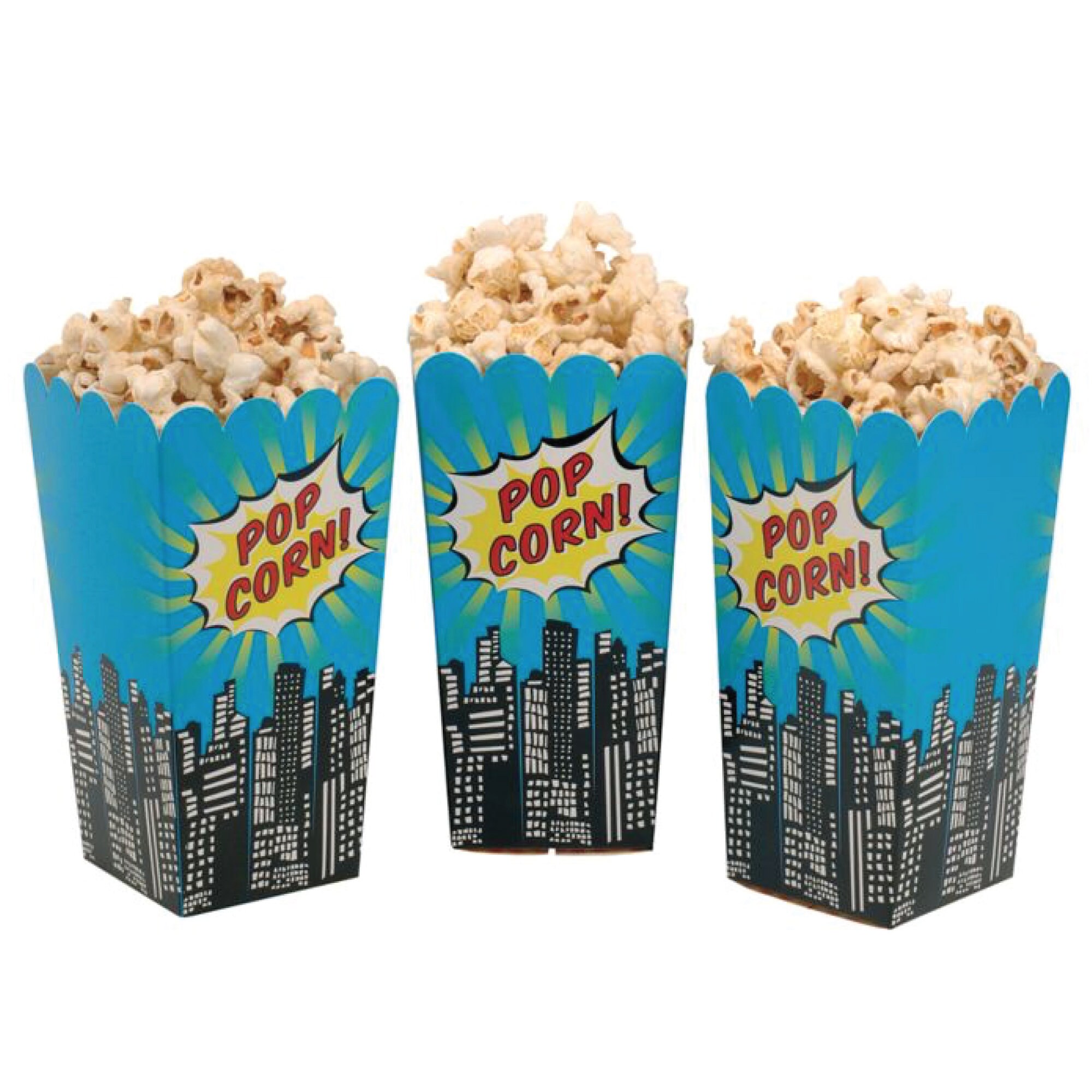 Superhero Comic Popcorn Boxes Superhero Popcorn Containers | Etsy